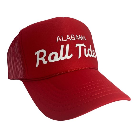 OTTO | Accessories | New Vintage Style Alabama Roll Tide Script Red ...